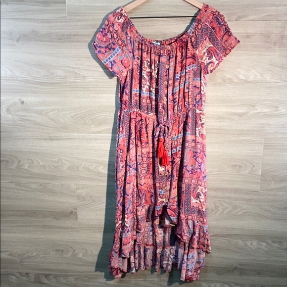 Filly Flair | Dresses | Filly Flair Paisley Boho Style Ruffle Dress ...